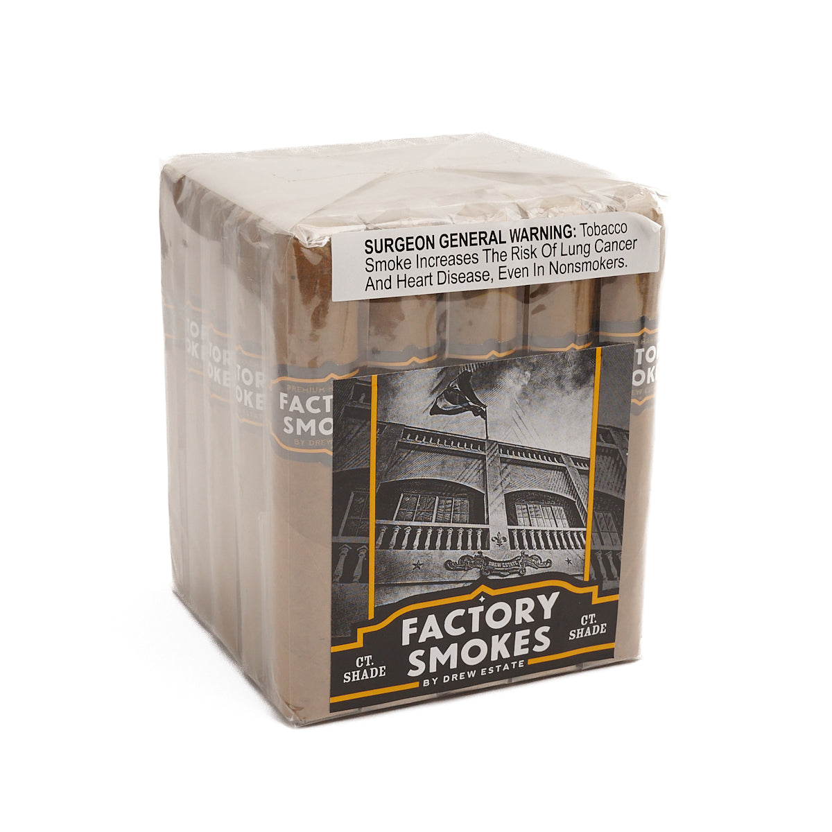 Drew Estate Factory Smokes Connecticut Shade Robusto – 70Cigars