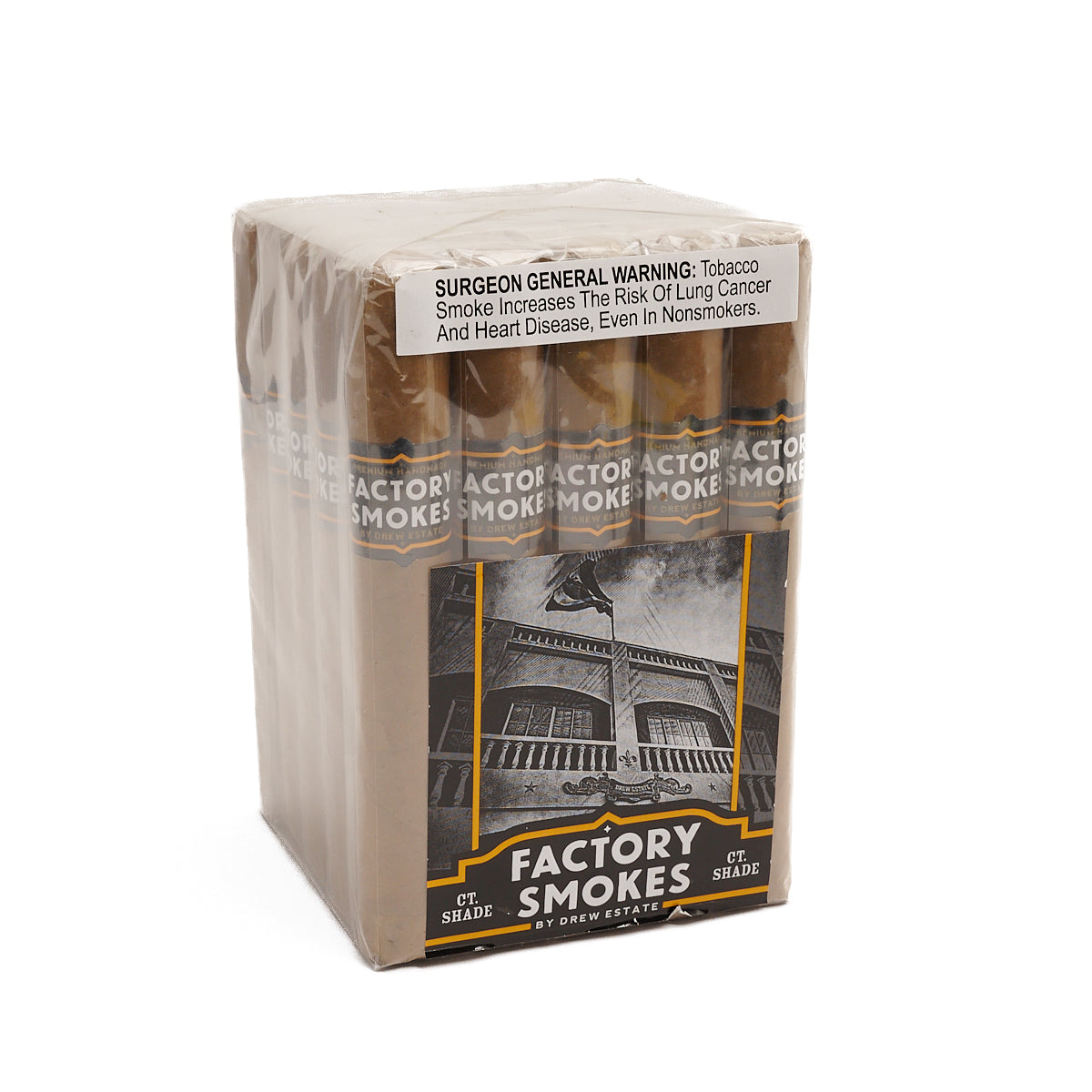 Drew Estate Factory Smokes Connecticut Shade Toro – 70Cigars
