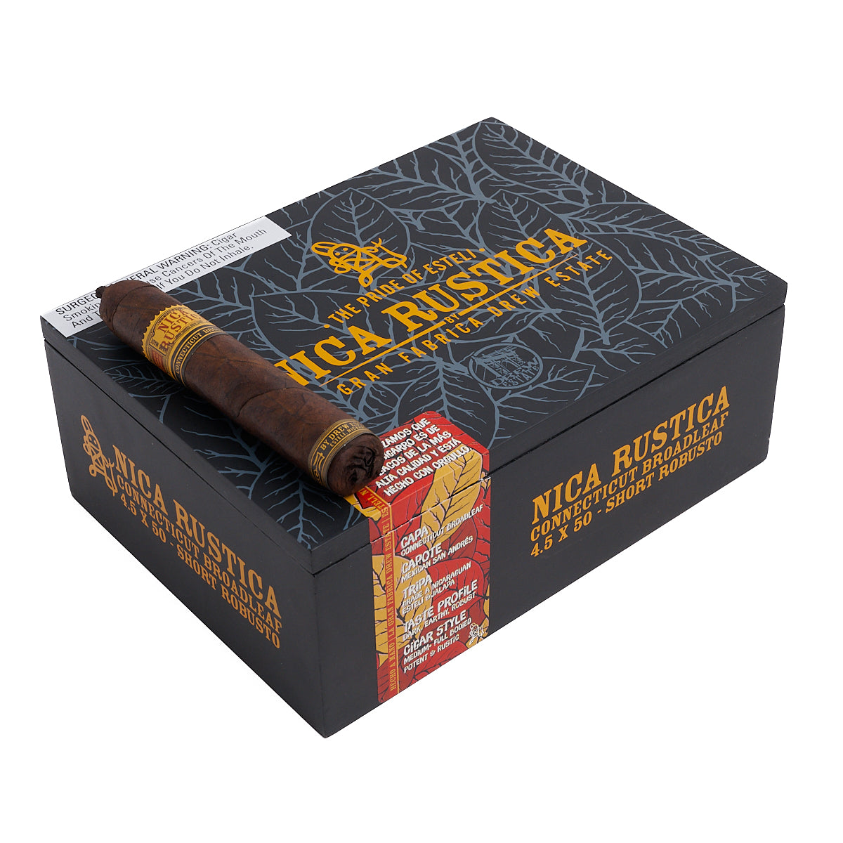 Nica Rustica Broadleaf Short Robusto – 70Cigars