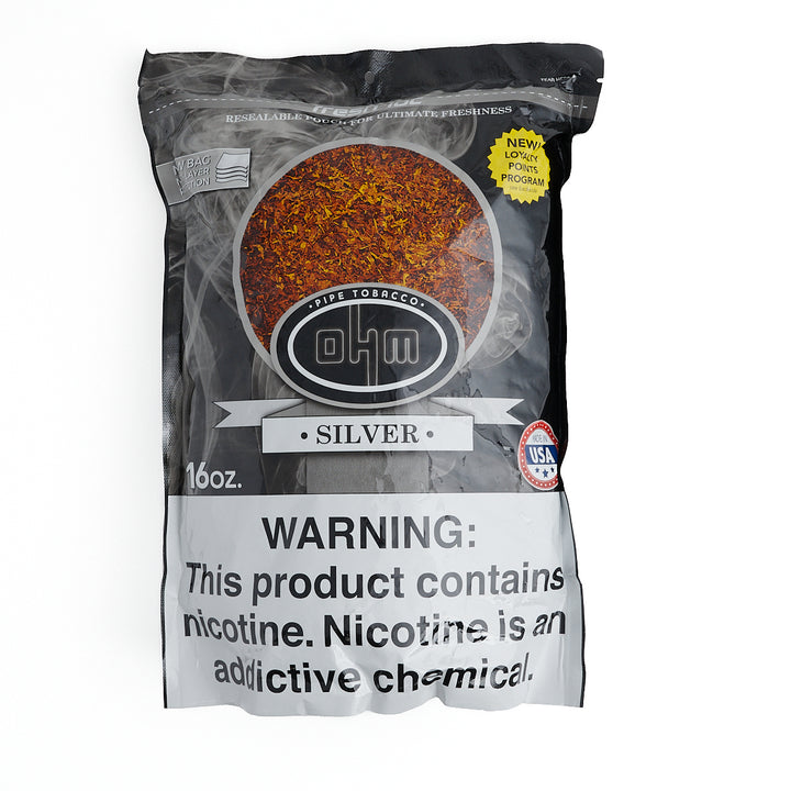 OHM Silver Pipe Tobacco – 70Cigars