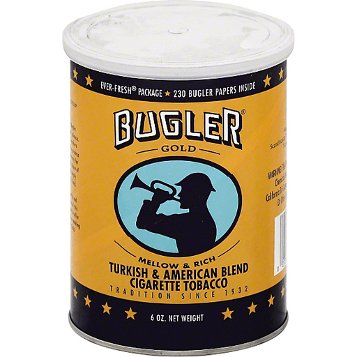 Bugler Gold 6oz Can – 70Cigars